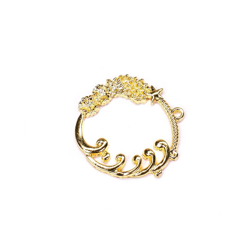 metal frame ocean gold - design 1, 0,81